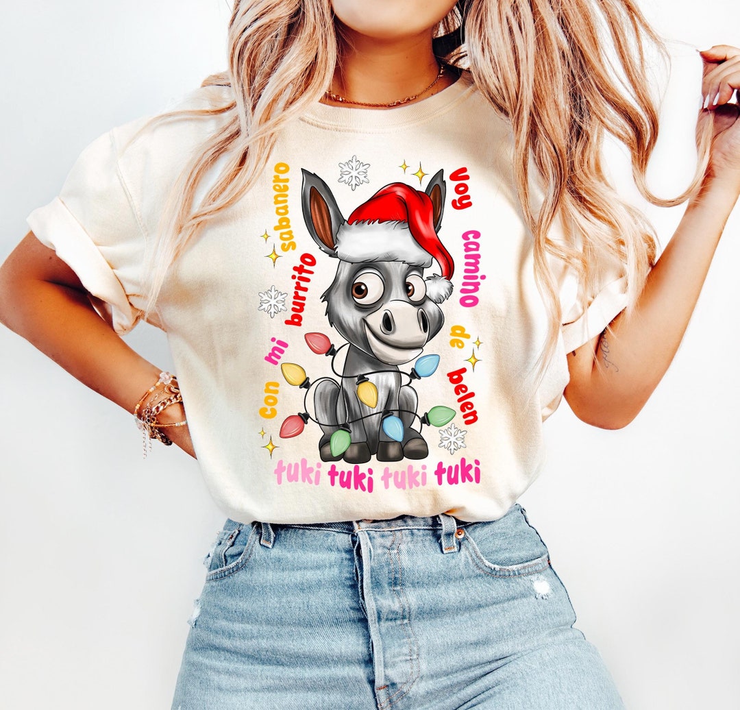 Mi Burrito Sabanero Mexican PNG, Feliz Navidad Digital Download, Tuki ...