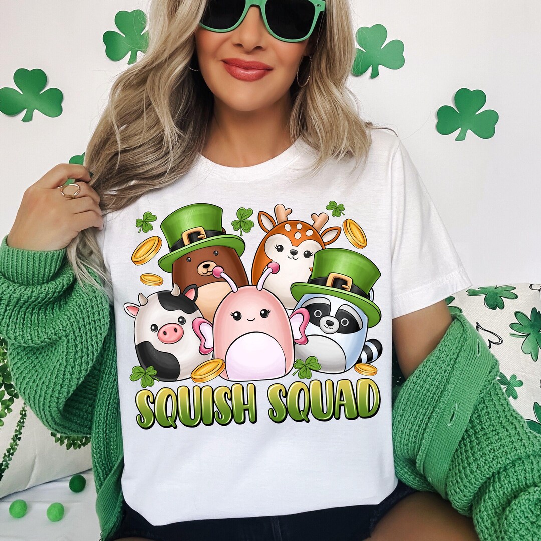 Squish Squad St. Patrick's Day Png, Retro St Patricks Day PNG ...