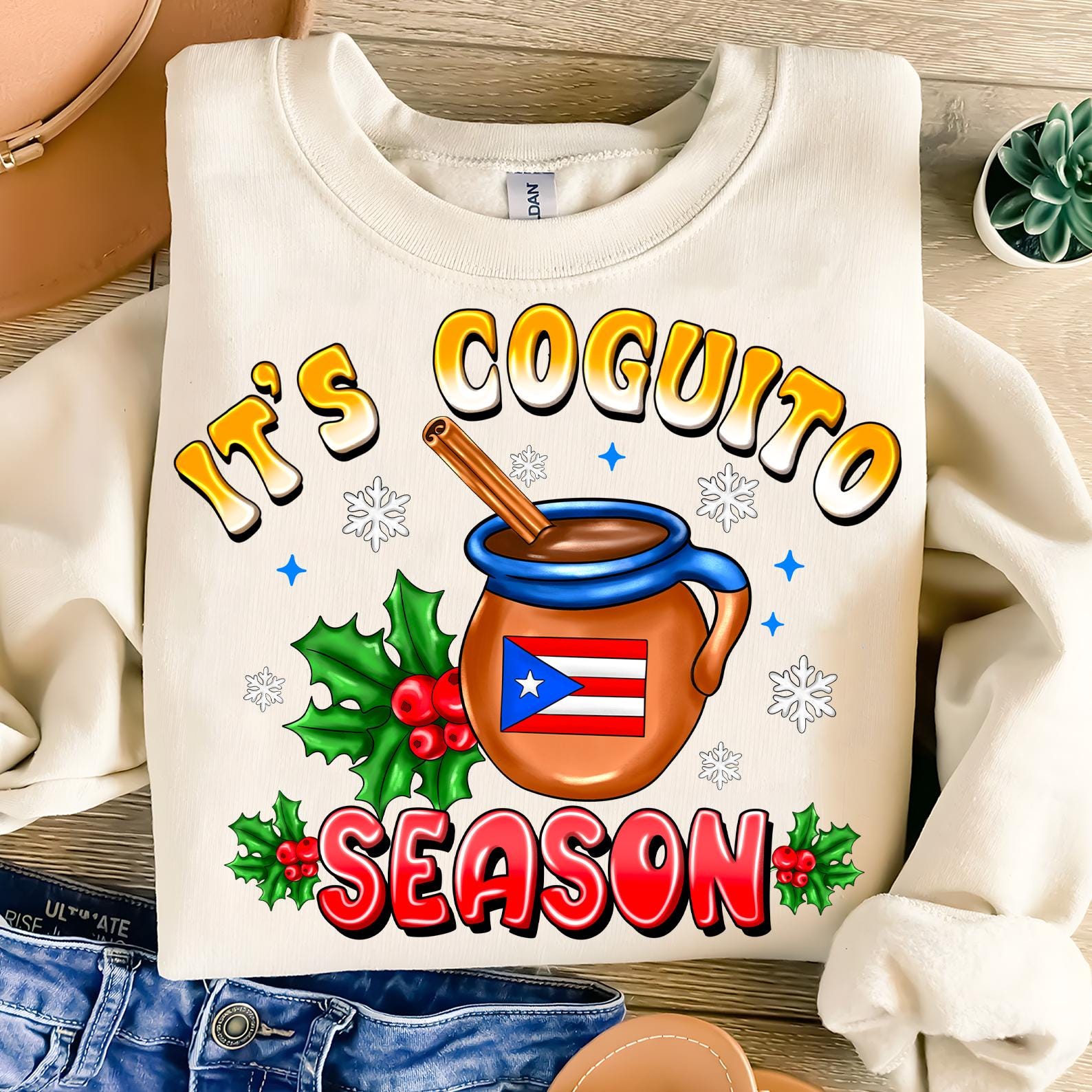 Coquito Season Png Sublimation Design, Puerto Rico Png, Christmas Png ...