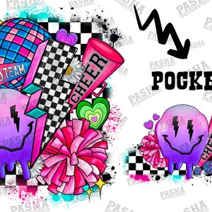 Cheer Smiley Face Png, Cheerpng, Smiley Face, Sublimation Design, Cheer ...