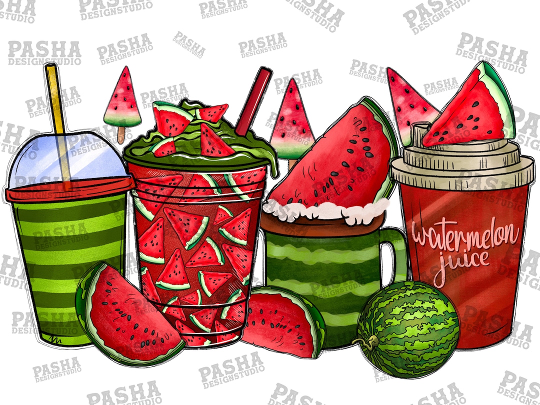 Watermelon Coffee Png, Watermelon Coffee Png, Summer Coffee, Watermelon ...