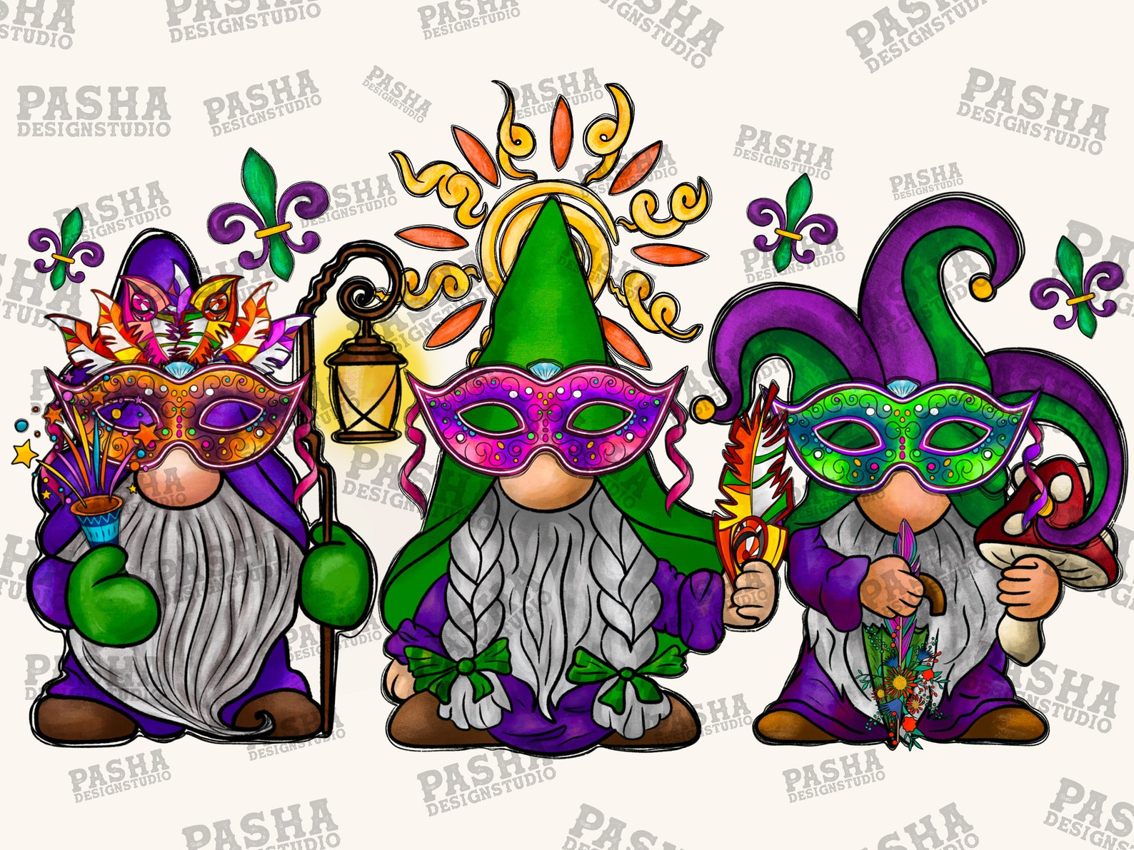 Mardi Gras Gnome Png, Sublimation Design, Mardi Gras Png, Gnome Png ...