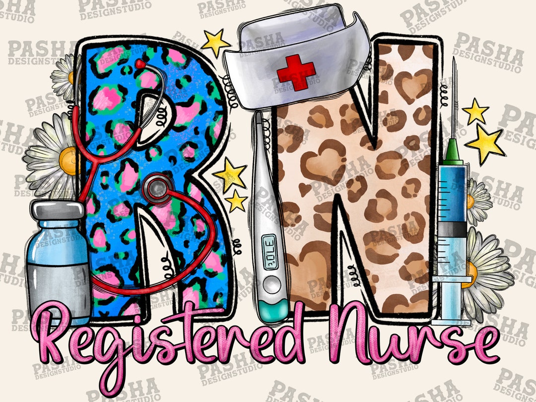 Registered Nurse Png, RN, Sublimation Design,nurse Life Png, Nurse ...