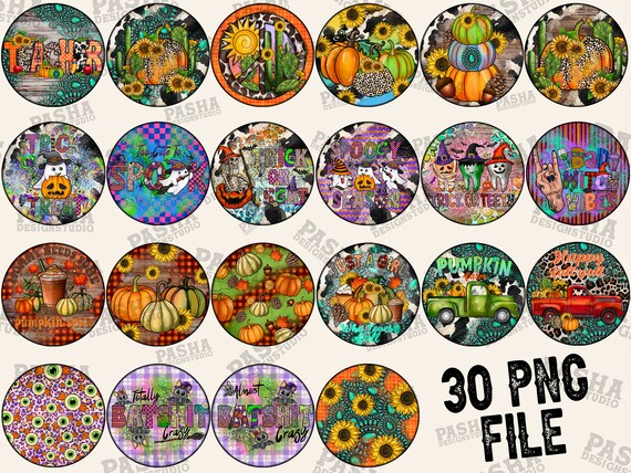 Fall Car Coaster Png Halloween Car Coaster Fall Car Coaster - Etsy