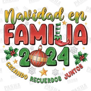 Feliz Navidad 2024 Png Sublimation Design, Spanish Christmas Png, Luces ...