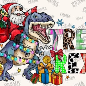 Tree Rex Png, Christmas, Dinosaur Christmas PNG, Rex Png, Christmas ...