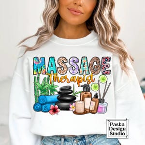 Massage Therapist Sublimation PNG Designs, Muscle Therapy, LMT ...