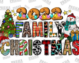 Family Christmas Design Png - Etsy