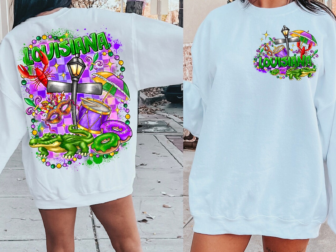 Louisiana Mardi Gras Png Sublimation Design,pocket Design,happy Mardi ...