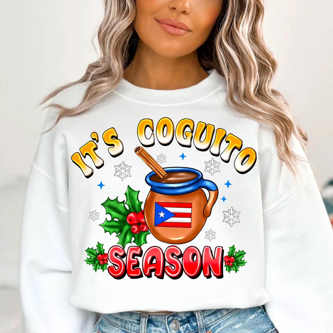 Coquito Season Png Sublimation Design, Puerto Rico Png, Christmas Png ...
