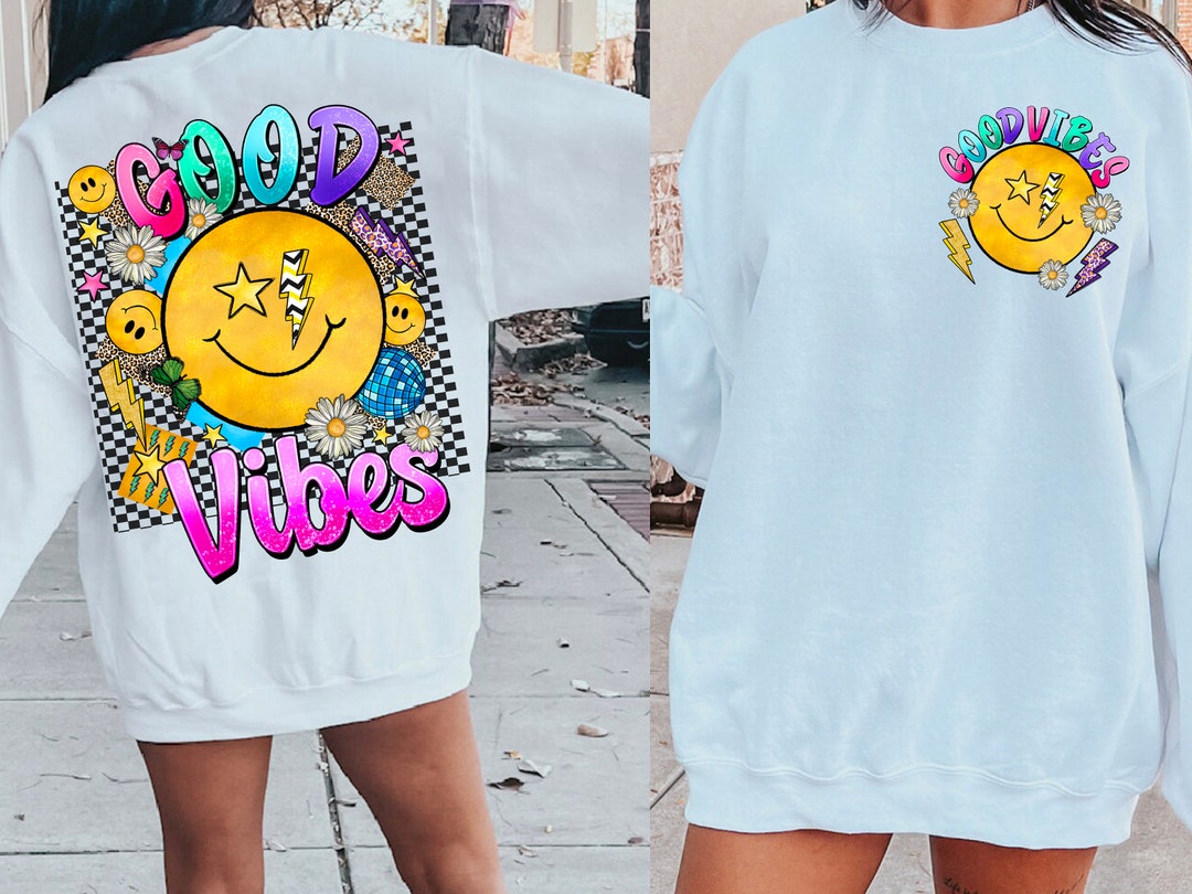 Good Vibes Smiley Face Png, Good Vibes Design Png, Smiley Face Design ...