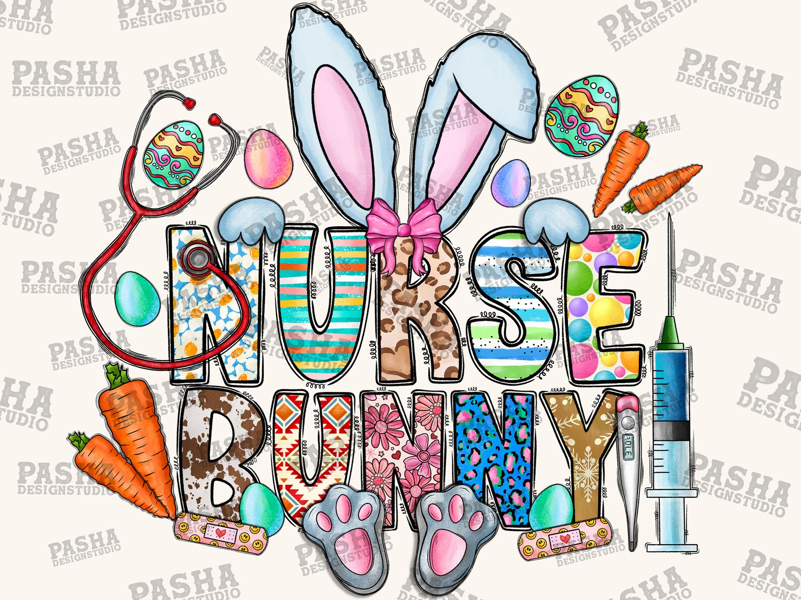 Nurse Bunny Png Rabbit Png Easter Nurse Easter Png - Etsy