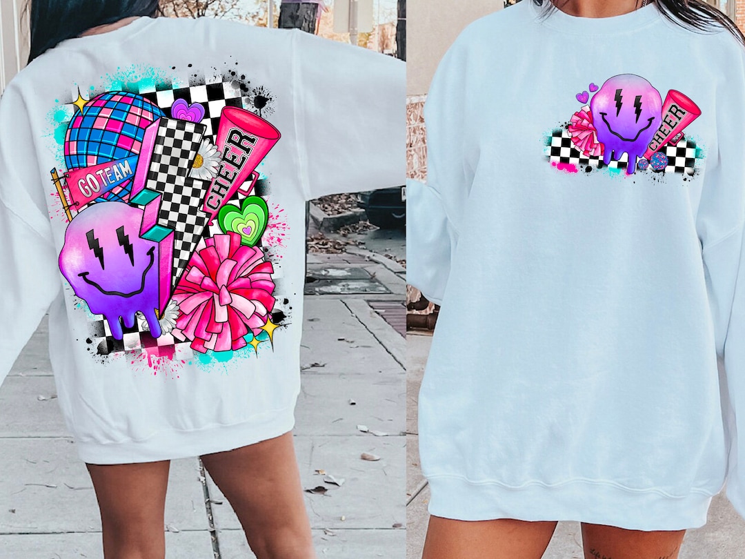 Cheer Smiley Face Png, Cheerpng, Smiley Face, Sublimation Design, Cheer ...