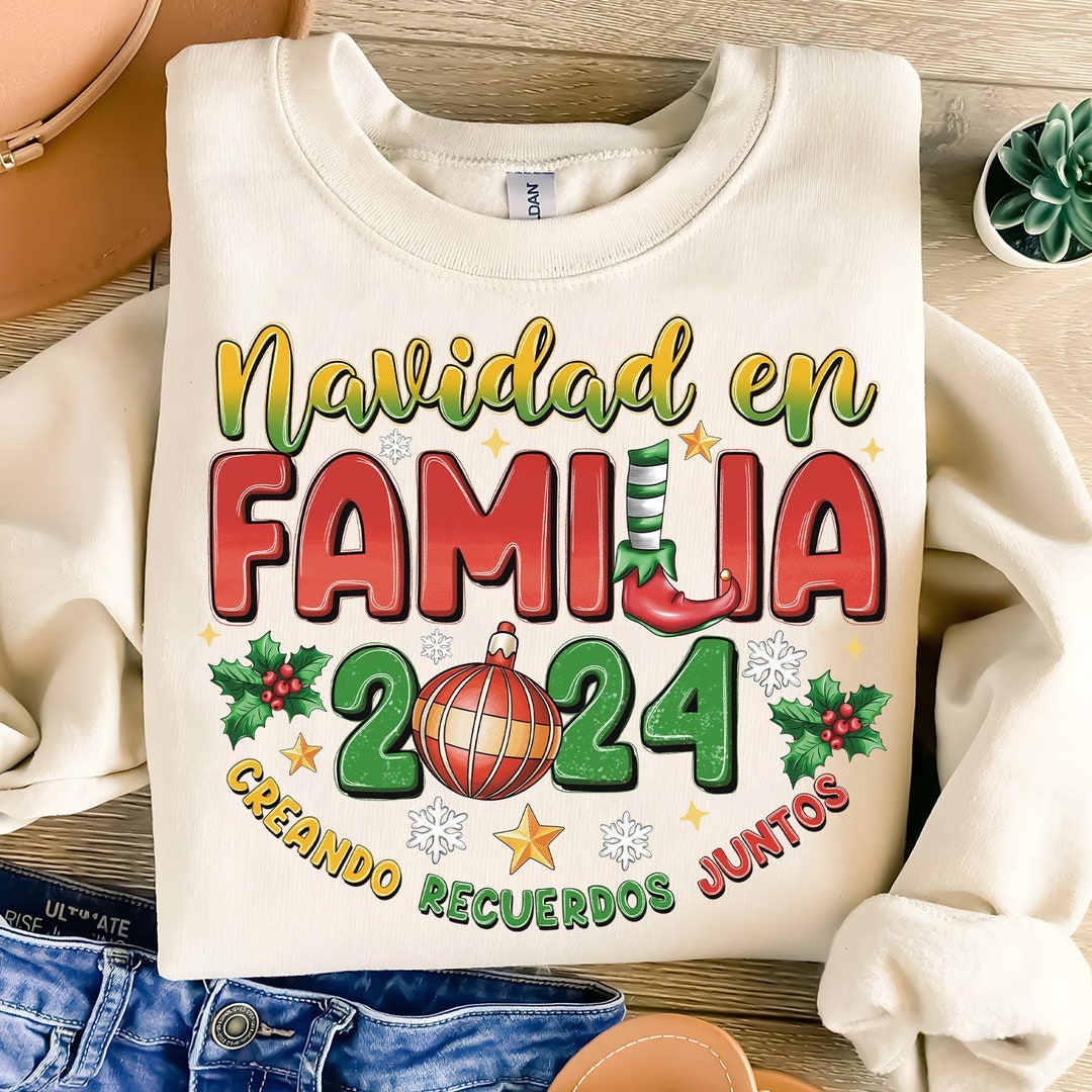 Feliz Navidad 2024 Png Sublimation Design, Spanish Christmas Png, Luces ...