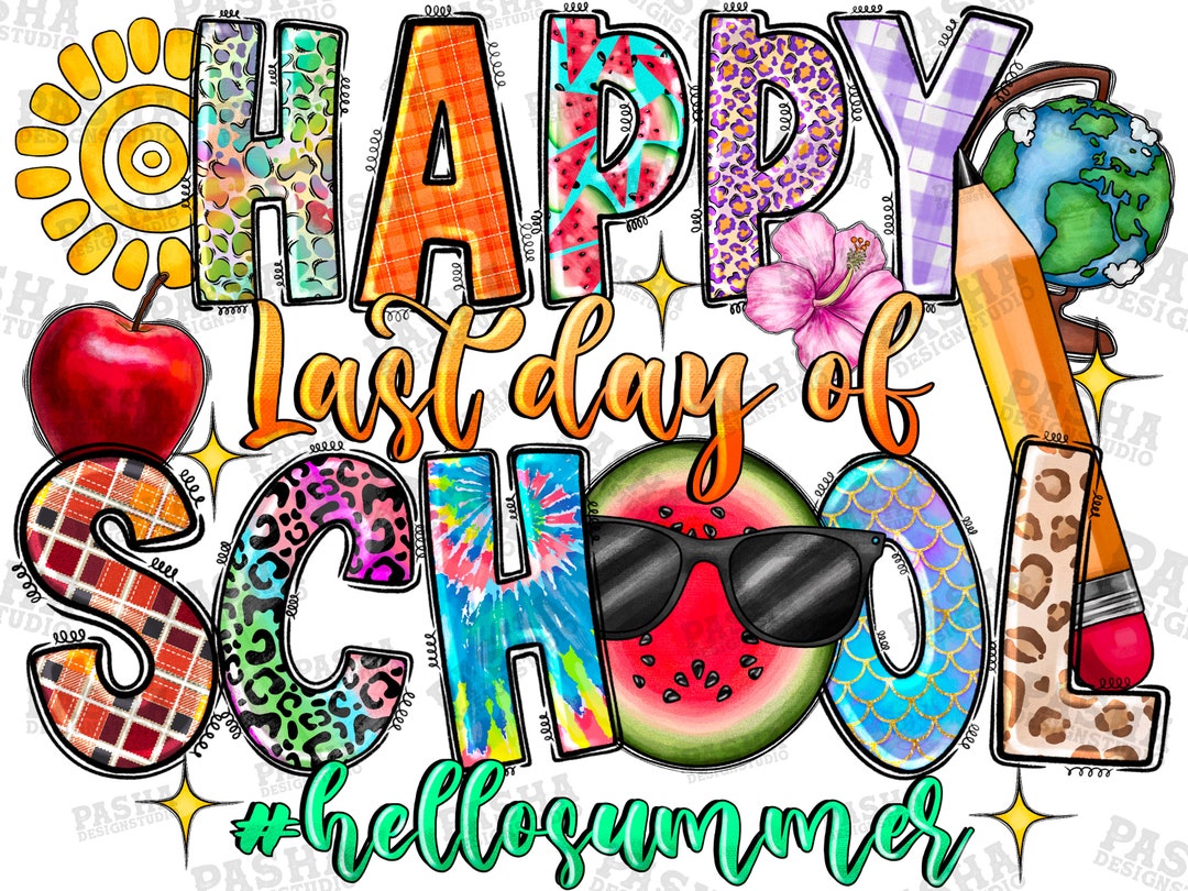 Happy Last Day of School Png, Salty Vibes Png, Sublimation Design Png ...