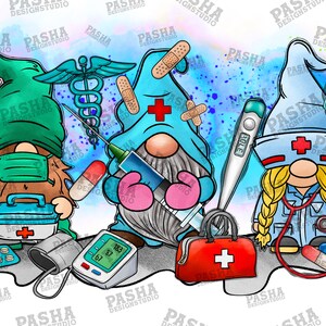 Nurse Gnomes Png, Gnome Png, Gnome Nurse Design, Sublimation Designs ...