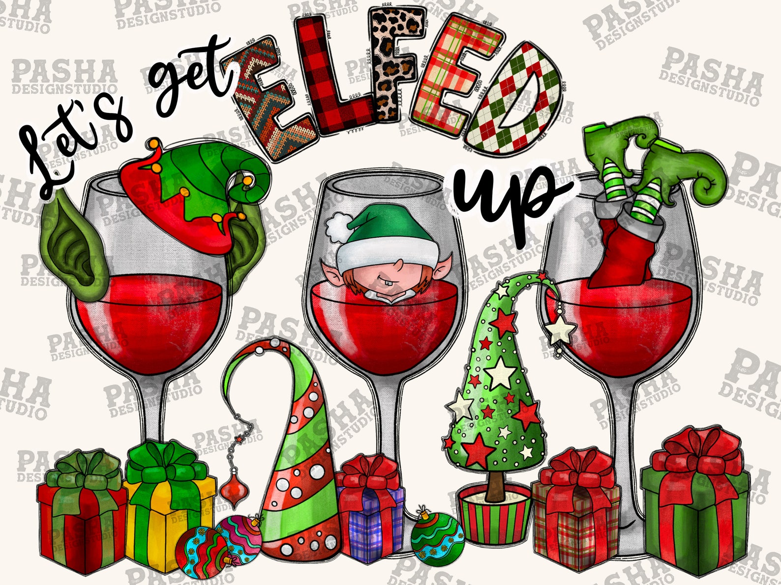 Let's Get Elfed up Png Christmas Png Merry Christmas - Etsy