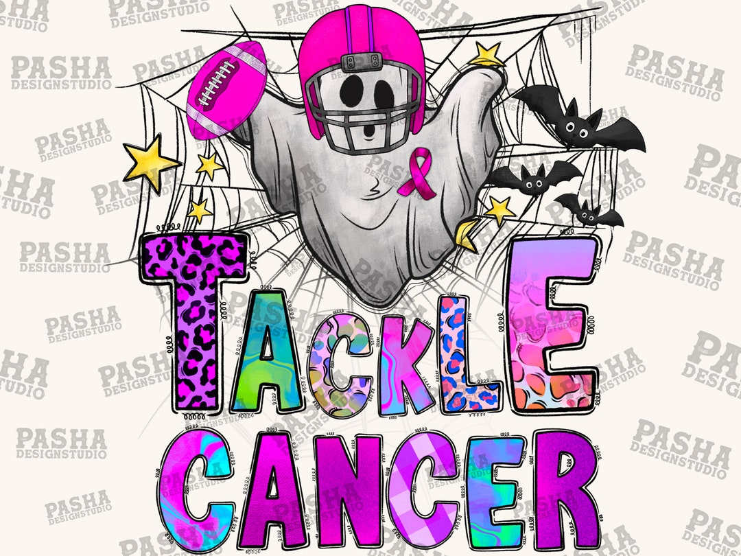 Tackle Breast Cancer Ghost PNG, Halloween Png, Ghost Png, Cancer PNG ...