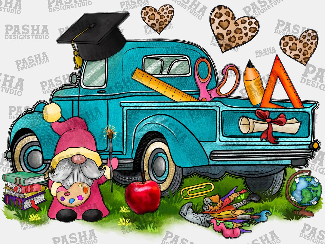 School Truck Png, Back to School, Teacher Clipart, Transparent PNG File ...