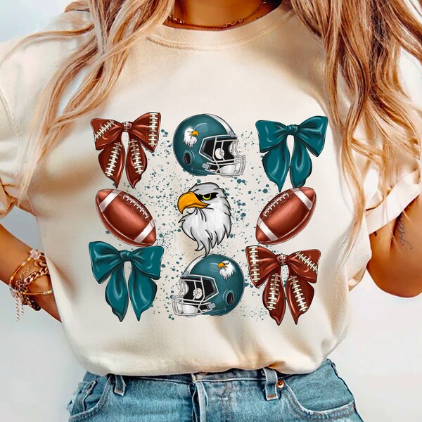 Coquette Football Eagles - Etsy