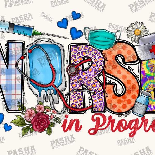 Nursing in Progress Png - Etsy