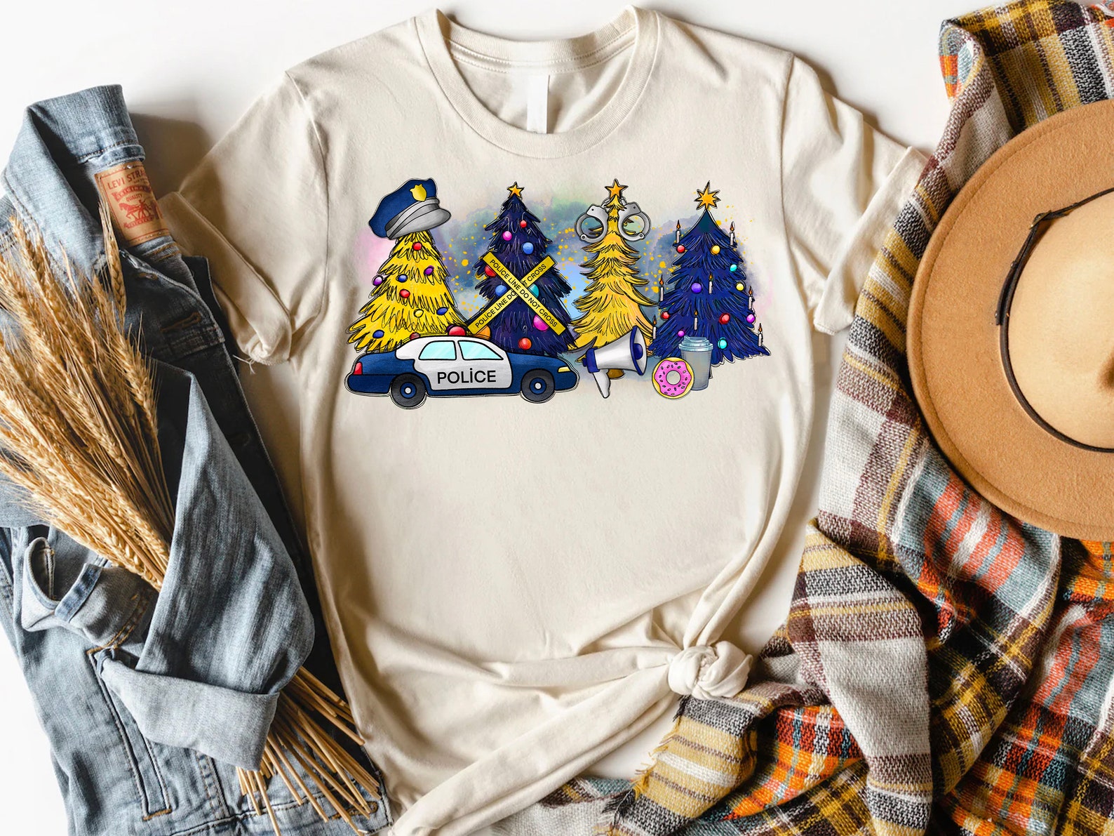 Christmas Tree Png Police Christmas Trees Police Png Police - Etsy