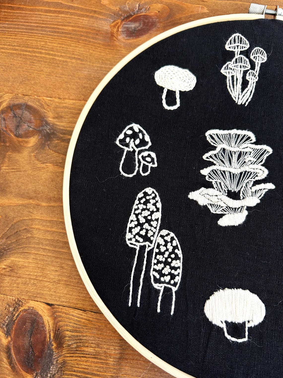 Hand Drawn PDF Embroidery Pattern | Mushroom Motif Set | Perfect for ...