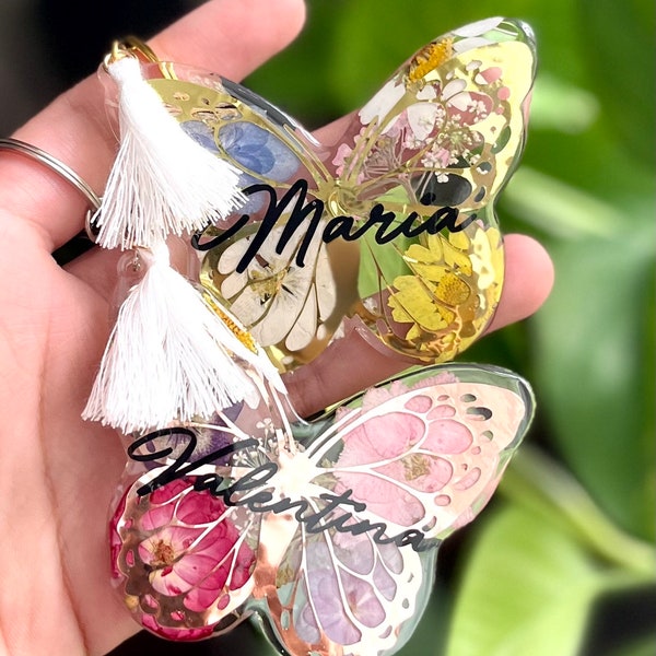 Butterfly Keychain - Etsy