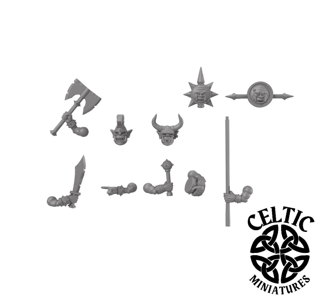 Orc Heavy Infantry Command Upgrade Set - Etsy