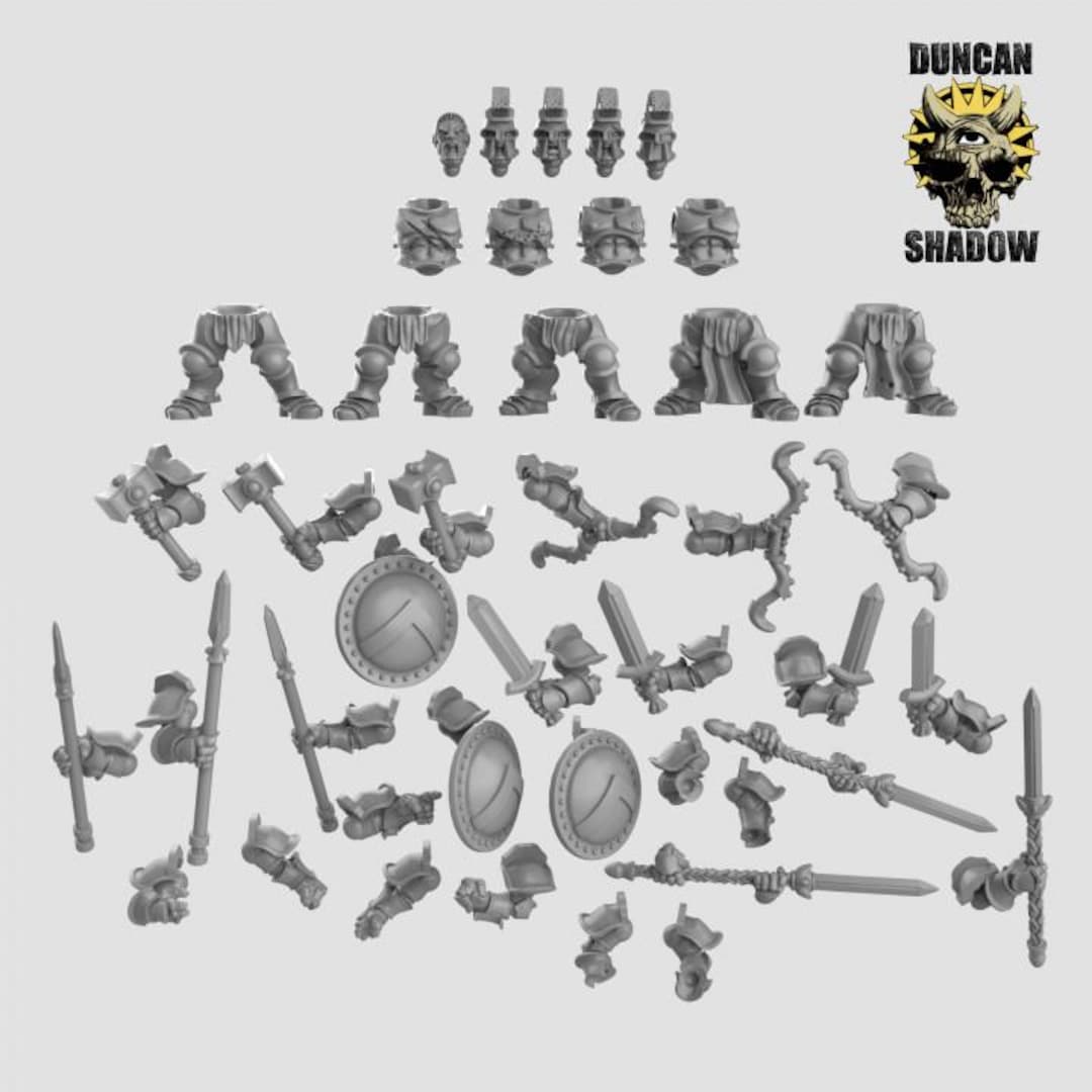 Multi-part Storm Knights: 28mm & 32mm Scale Miniatures - Etsy