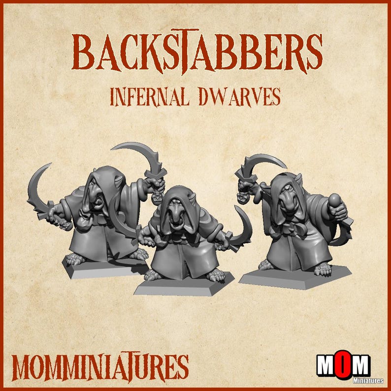 Hobgoblin Backstabbers- 28mm & 32mm Scale - Etsy