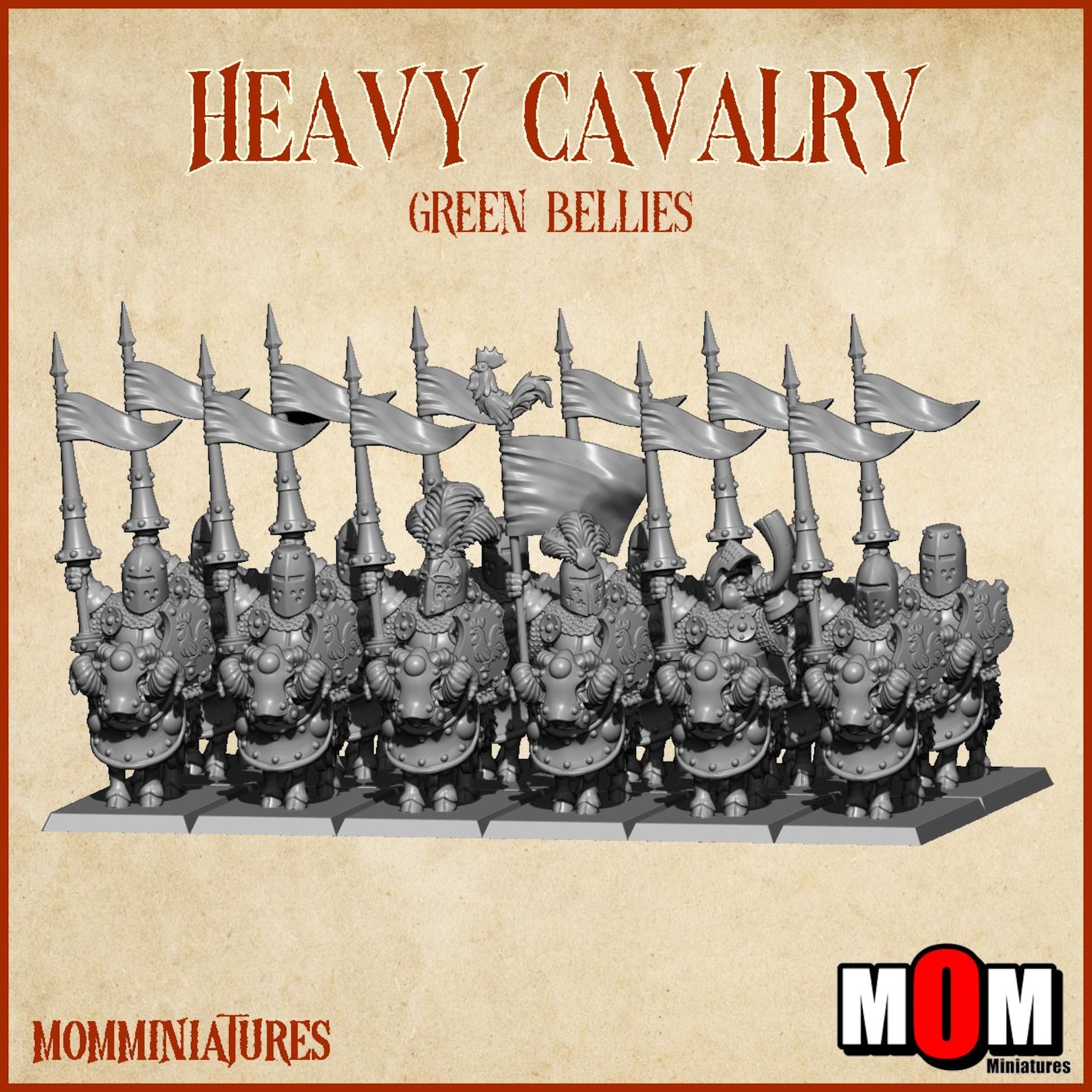Halfling Heavy Cavalry - 28mm & 32mm Scale - Etsy