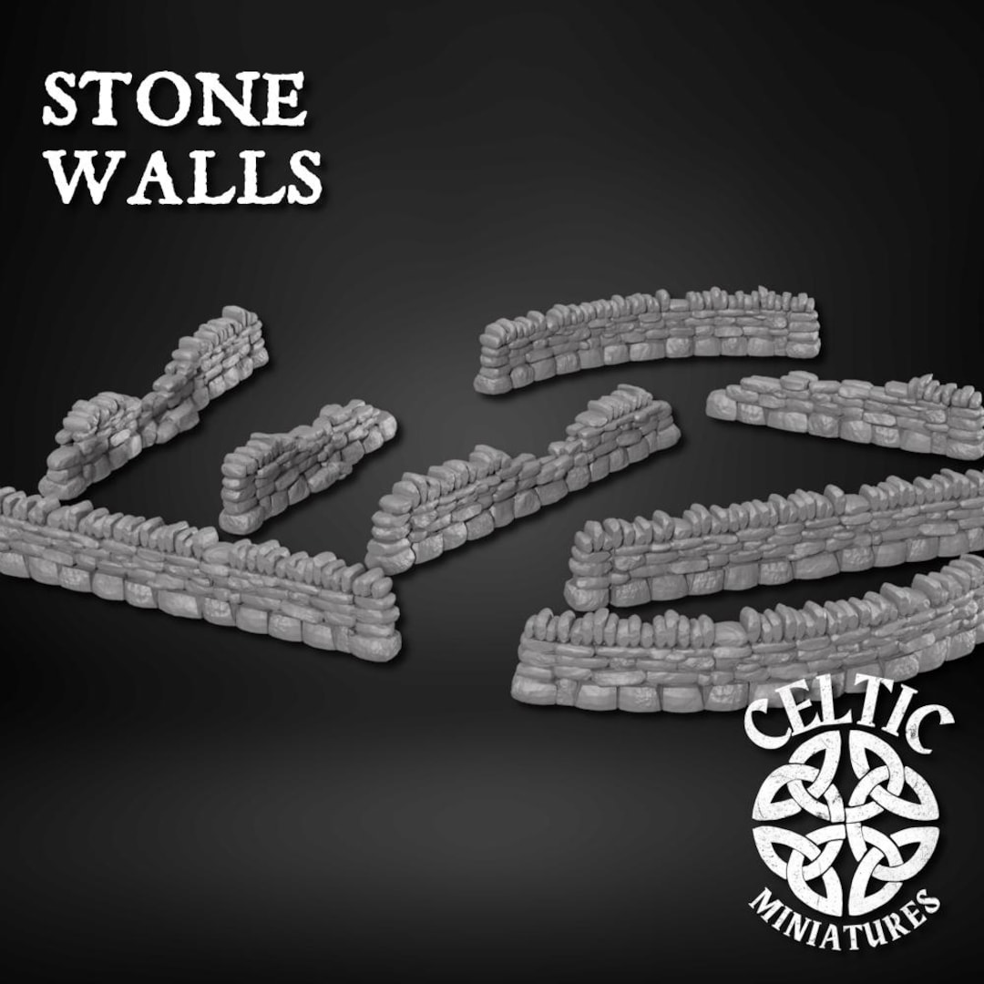 Stone Walls Scatter Terrain (resin) - Etsy