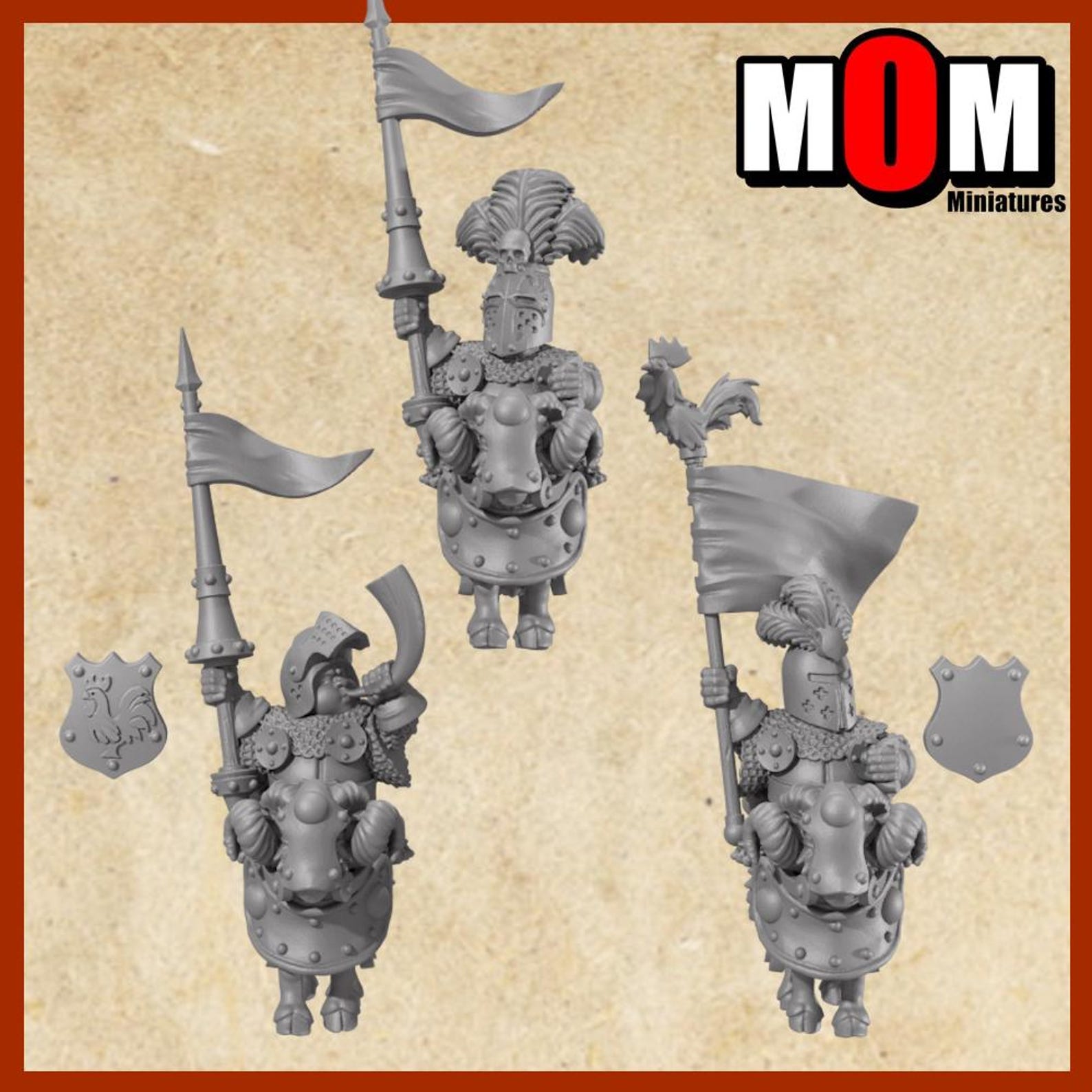 Halfling Heavy Cavalry - 28mm & 32mm Scale - Etsy