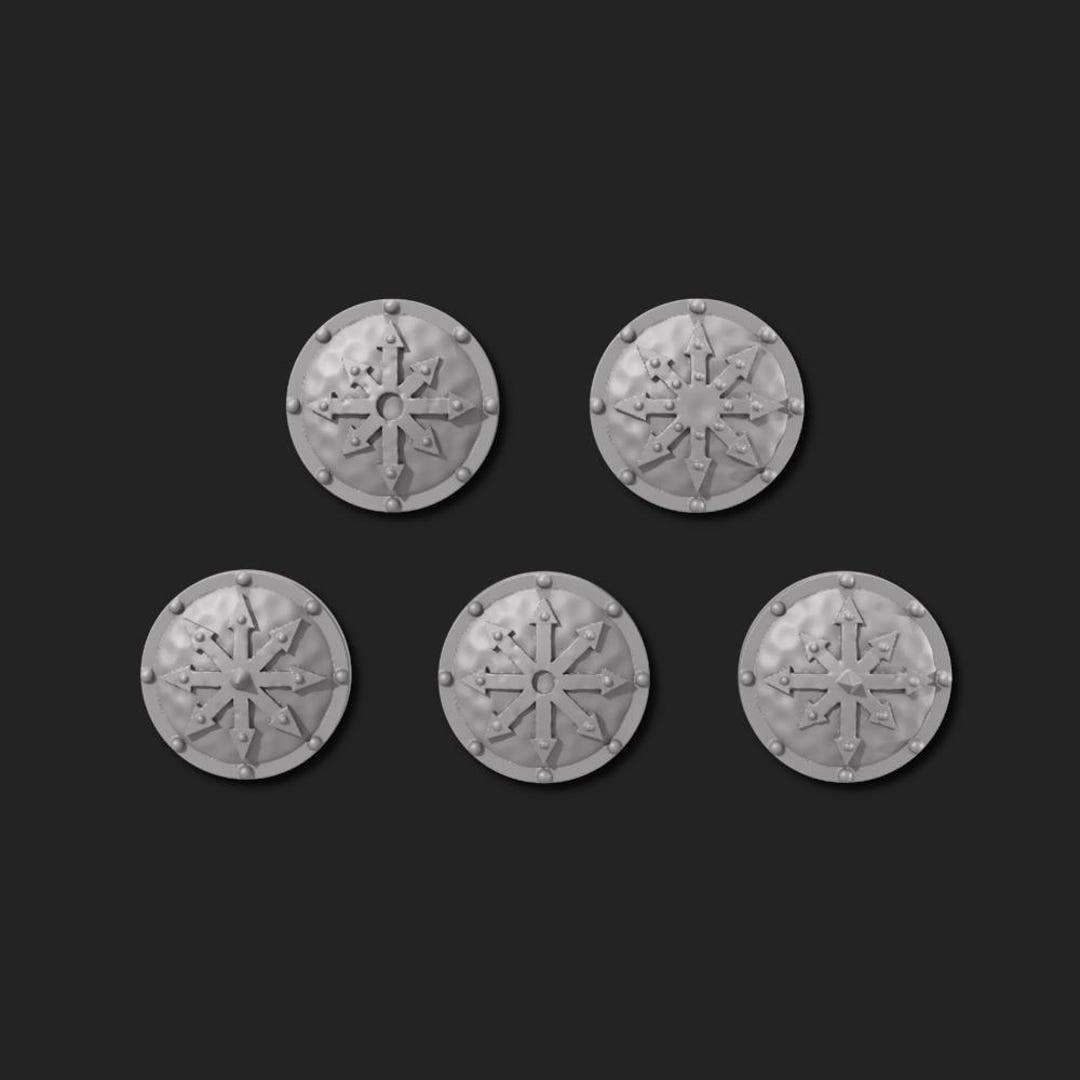 Hammered Metal Barbarian Shields - Etsy