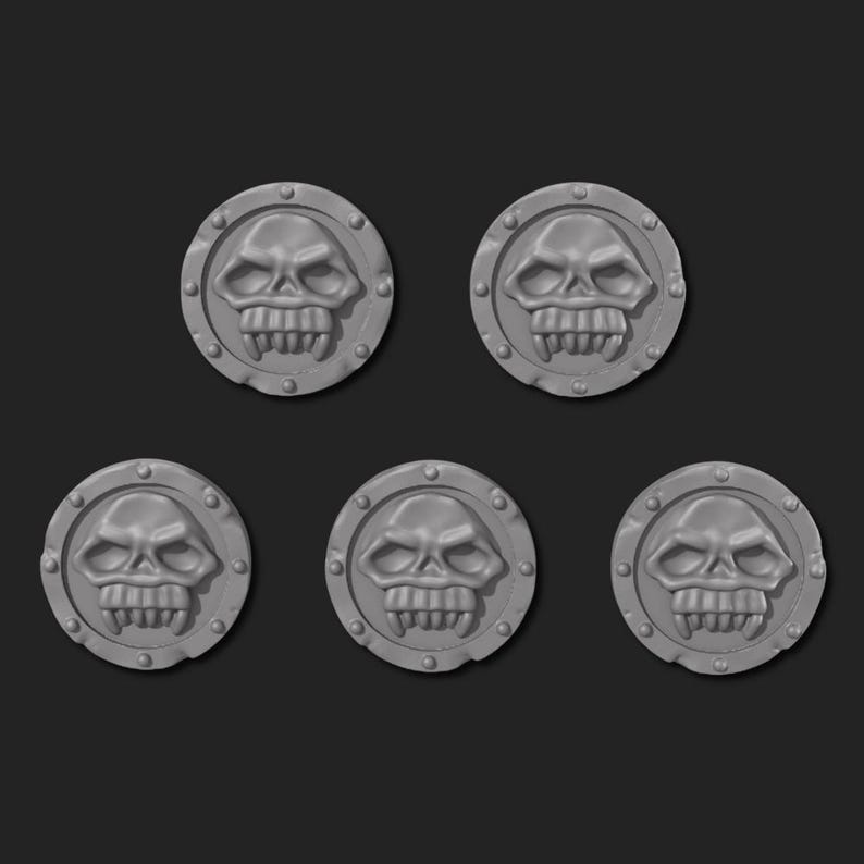 Vampire Skull Shields - Etsy