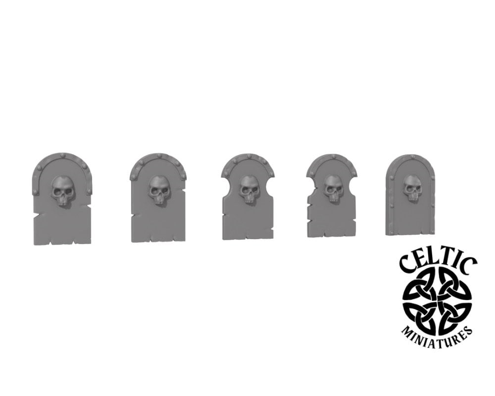 Undead Tombstone Shields - Etsy