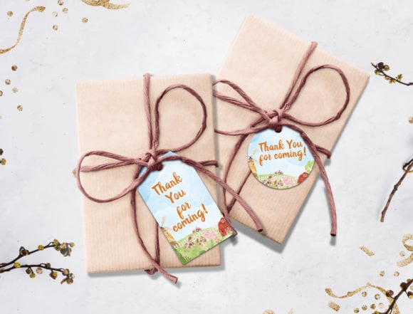 Printable Gift Tags Party Gift Tags PNG Present Tags Instant Download ...