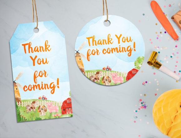 Printable Gift Tags Party Gift Tags PNG Present Tags Instant Download ...