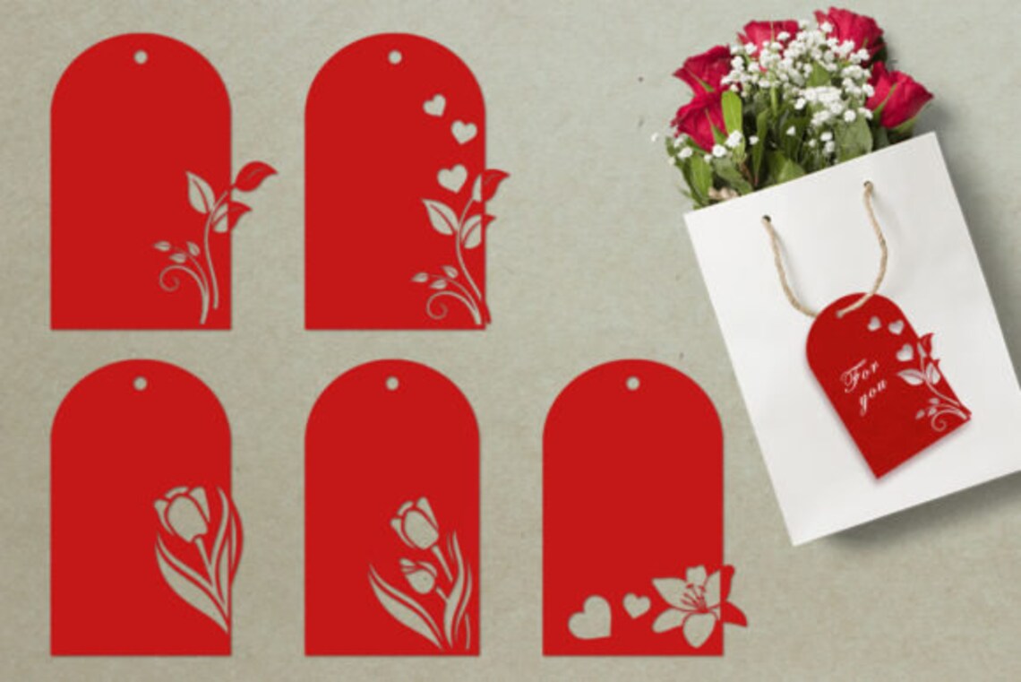 Printable Gift Tags Bundle Blank Gift Tags SVG Present - Etsy