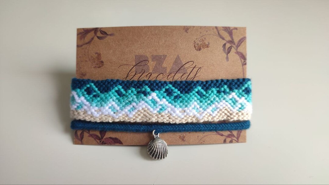 Ocean Waves Bracelet Set, Handmade String Bracelet,friendship Bracelet ...