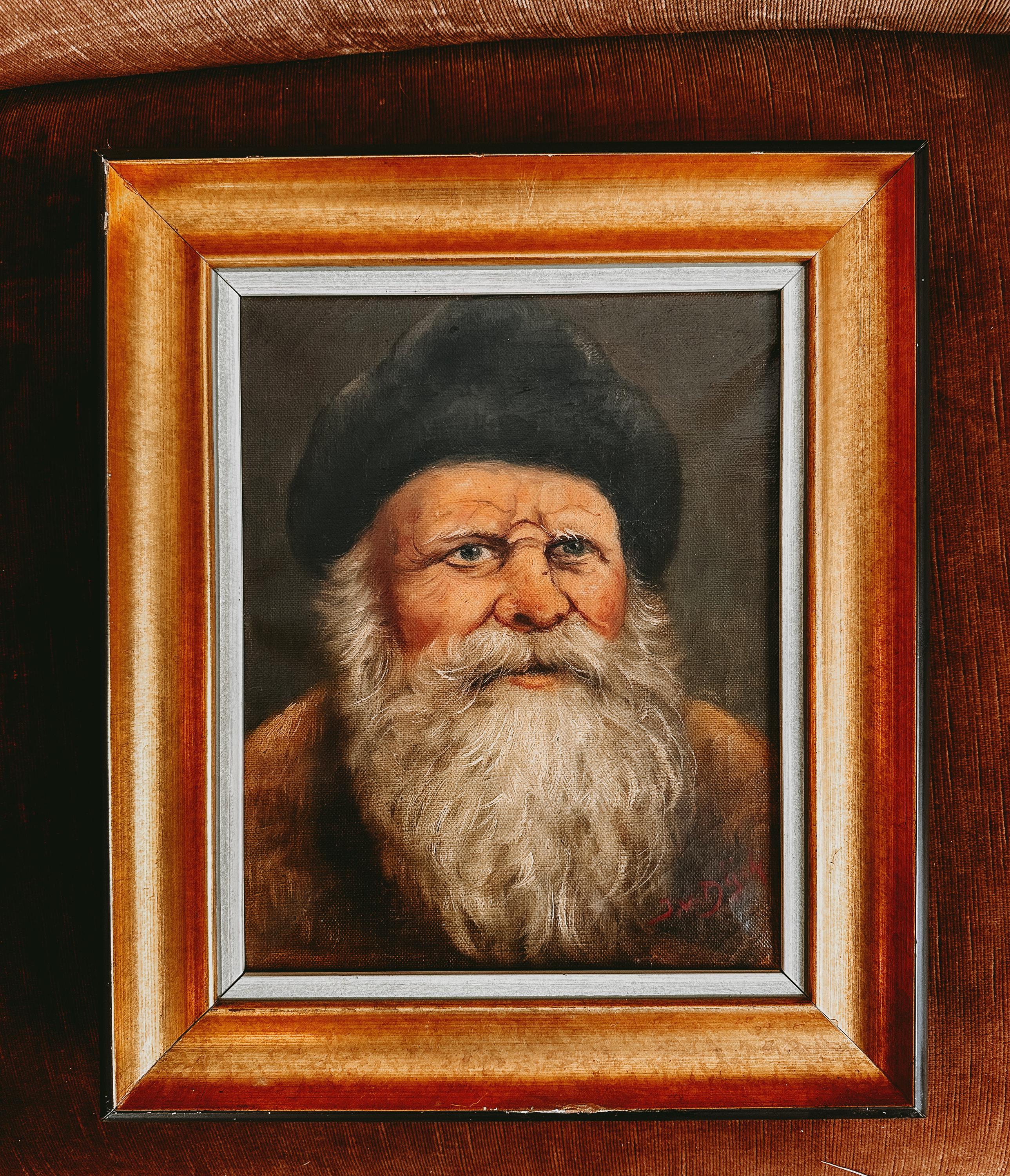 Vintage Dutch Oil Painting Old Man - Etsy