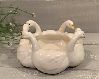 Country Geese Bowl - Etsy