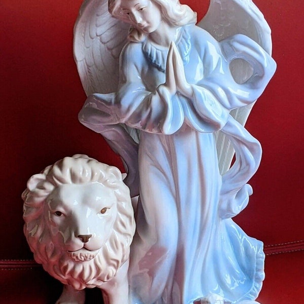 Angel With Lamb - Etsy