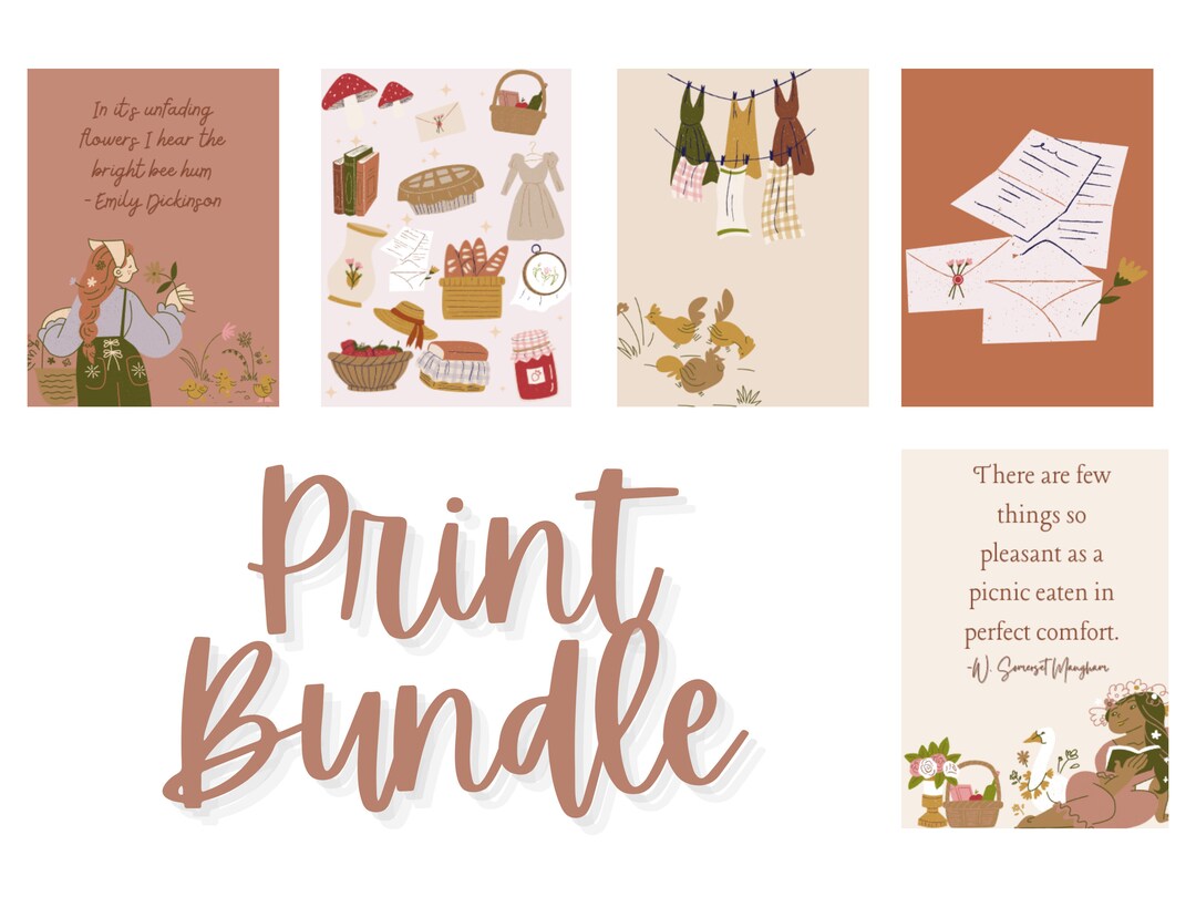 Cottagecore Prints - Etsy