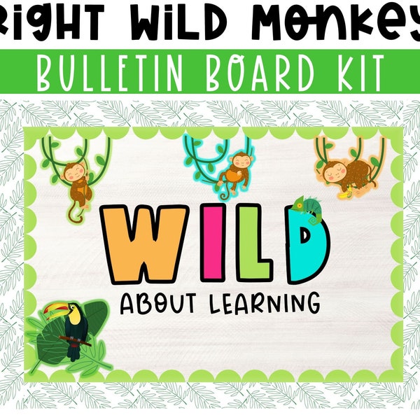 Wild About Learning Printable - Etsy
