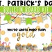 St. Patrick's Day Bulletin Board Kit. Printable Boho Bulletin Borders ...
