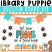 Library Book Dog Back to School Bulletin Board Kit | Easy and Modern ...