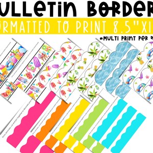 Bright Summer Pool Party Editable Bulletin Board Kit | Elementary ...