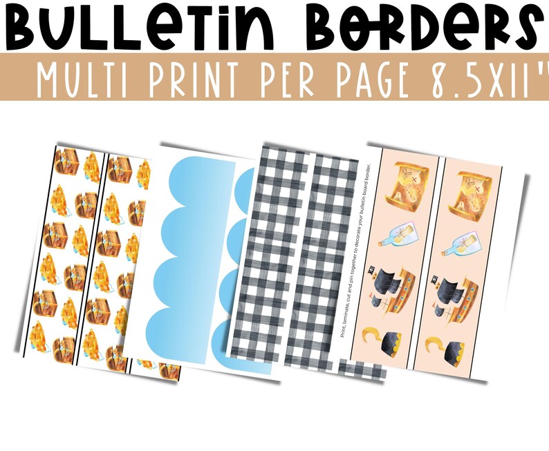 Pirate Theme Teacher Appreciation Bulltin Kit Summer Bulletin Board Kit ...